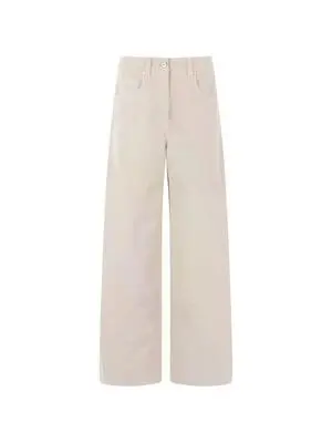 Brunello Cucinelli Logo-patch Straight Jeans - Neutrals