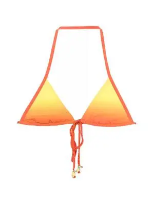 Christopher Esber Gradient-effect Charm-detail Bikini Top