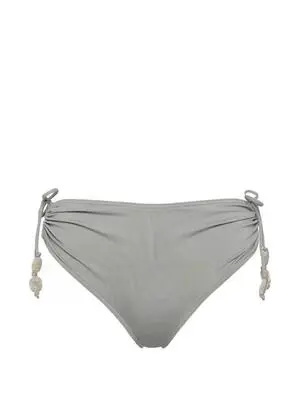 ERES Christie Bead-embellished Ruched Bikini Bottoms