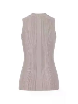 Rick Owens Ribbed-knit Tank Top - Neutrals