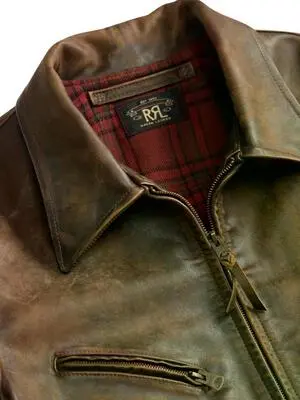 Ralph Lauren Zip Leather Jacket