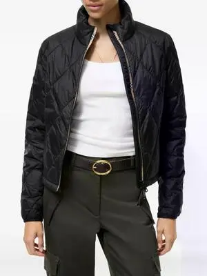 Burberry Bramford Quilted Nylon Jacket With House Check Taping
