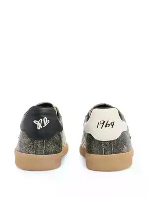 Dsquared2 Rebels Cracked-effect Sneakers