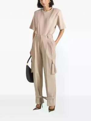 Manière De Voir Maniere De Voir Tailored Pleated Cargo Trousers