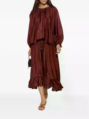 Zimmermann Aster Gathered Bead Blouse