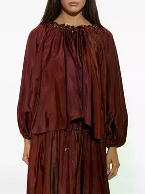 Zimmermann Aster Gathered Bead Blouse