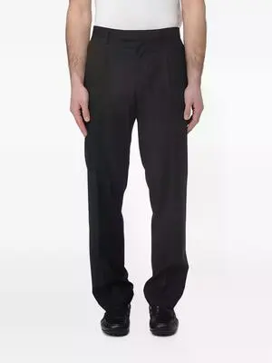 BRIGLIA 1949 Tailored Wool Trousers - Black