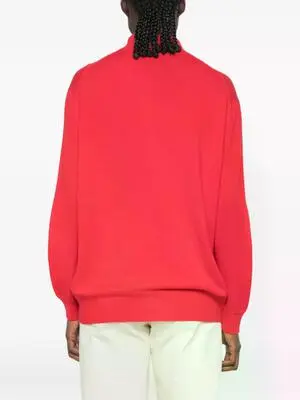 Malo High-neck Sweater - Red