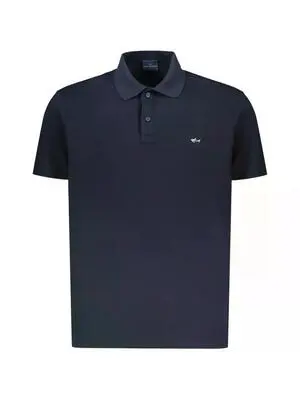Paul & Shark Logo-embroidered Short-sleeve Polo Shirt - Blue