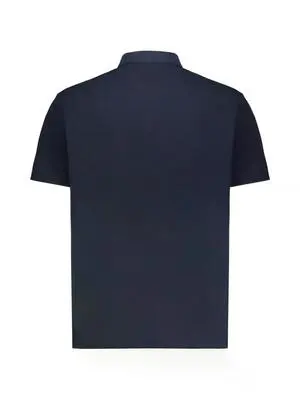 Paul & Shark Logo-embroidered Short-sleeve Polo Shirt - Blue