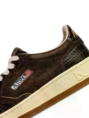 AUTRY Medalist Crocodile-effect Sneakers