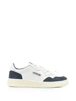 AUTRY Medalist Panelled Leather Sneakers - White