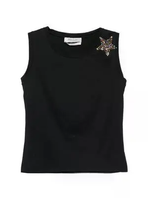 Saint Laurent Star Embellishment Tank Top