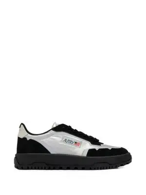 AUTRY Wildpace Low Panelled Sneakers - Black