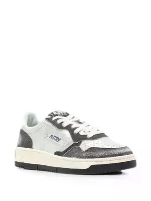 AUTRY Medalist Metallic Sneakers - Silver