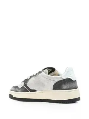 AUTRY Medalist Metallic Sneakers - Silver