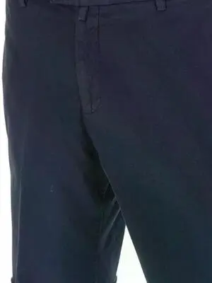 BRIGLIA 1949 Honeycomb-texture Turn-up Shorts