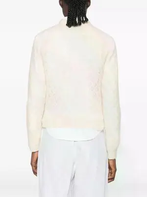 DÔEN Petra Pointelle-knit Cardigan