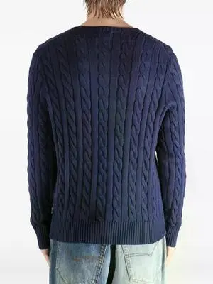 Polo Ralph Lauren Polo Pony-embroidered Cable-knit Sweater