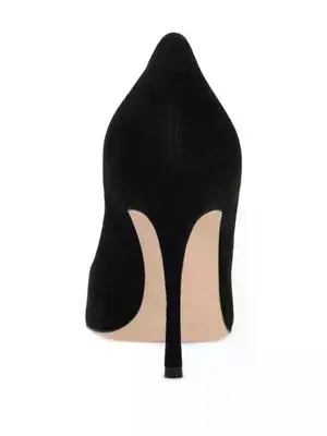 SERGIO ROSSI Suede Pointed Toe Stiletto Pumps