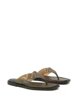 Rag & Bone Transparent Strap Square-toe Flip-flops