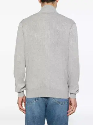 Polo Ralph Lauren Ribbed Knit Zip-up Cardigan