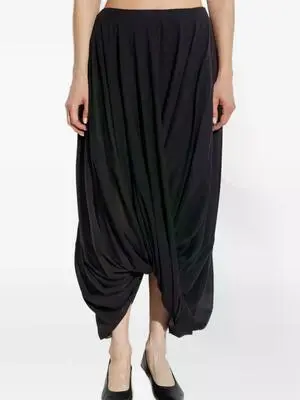 TOTEME Cocoon Draped Asymmetric-hem Midi Skirt