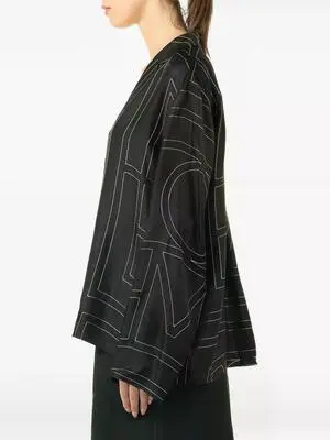 TOTEME Monogram-print Shirt