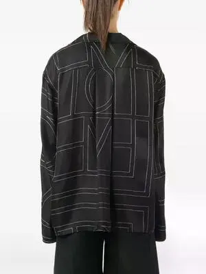 TOTEME Monogram-print Shirt