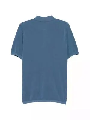 Aspesi Garment-dyed Pique-stitch Polo Shirt