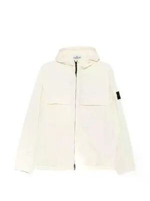 Stone Island Zip-up Hooded Jacket - Neutrals