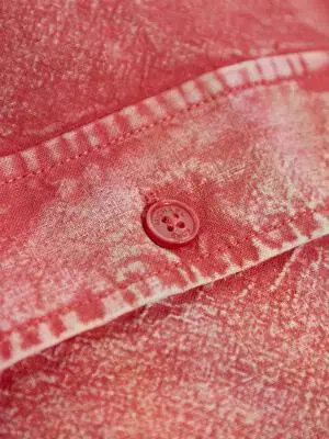 Michael Kors Garment-dyed Denim Shirt - Red