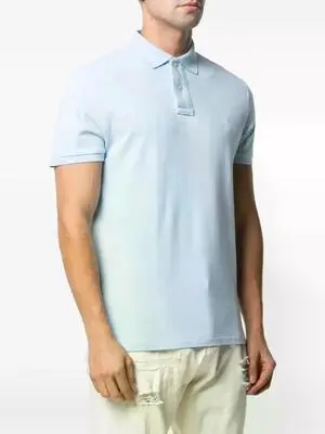 Polo Ralph Lauren Logo-embroidered Piqué Polo Shirt - Blue