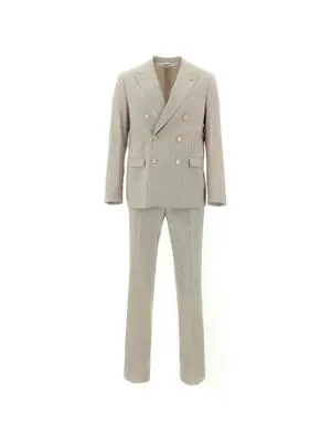 MANUEL RITZ Peal-lapel Double-breasted Suit