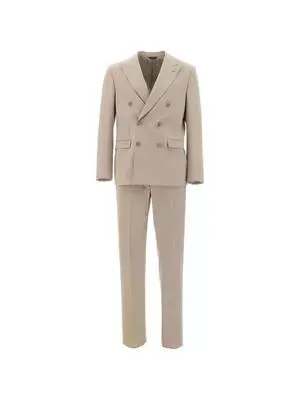 MANUEL RITZ Double-breasted Suit - Neutrals