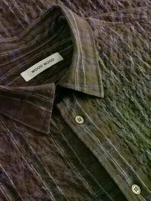 Wood Wood Nico Plais-pattern Shirt