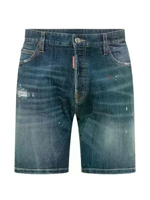 Dsquared2 Distressed Denim Shorts