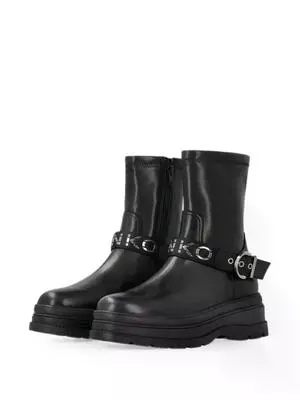 Pinko Logo-strap Buckle-fastening Boots