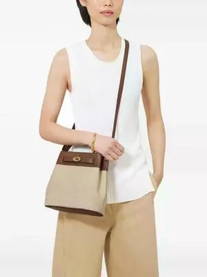 Mulberry Islington Raffia Bucket Bag - Neutrals