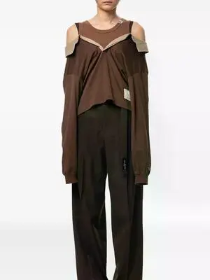 Mihara Yasuhiro Layered Rugby Shirt