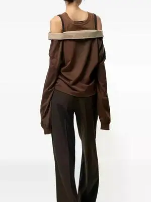 Mihara Yasuhiro Layered Rugby Shirt