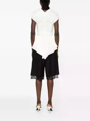 Tove Gabor Ruched Blouse - Neutrals