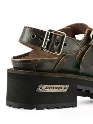 Balenciaga Venom Leather Mules