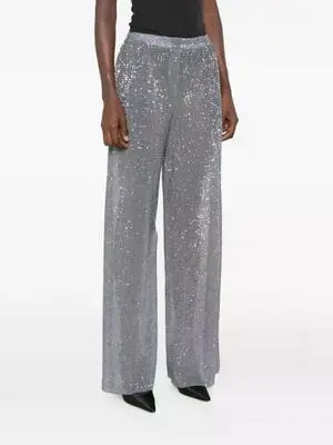 L'IDEE La Musique Sequin-embellished Trousers