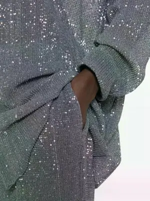 L'IDEE La Musique Sequin-embellished Trousers
