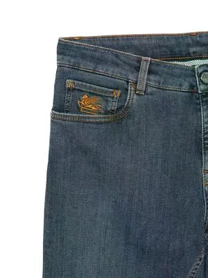 Etro Pegasus-embroidered Jeans