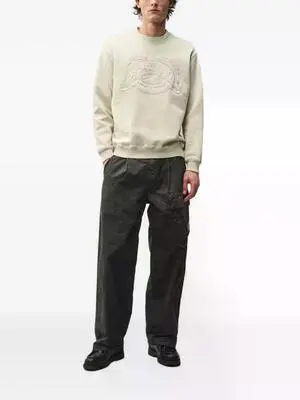 C.P. COMPANY Cargo Trousers With Lens Detail - Black