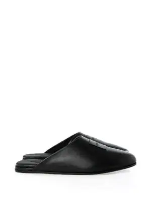 Givenchy Logo-patch Leather Mules