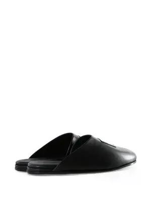 Givenchy Logo-patch Leather Mules
