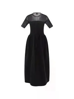 CFCL Short-sleeve Midi Dress - Black